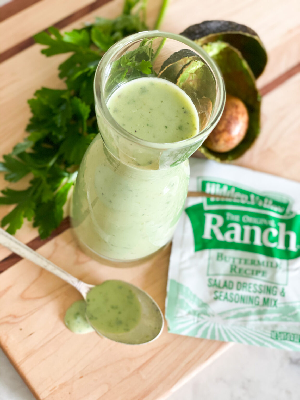 Avocado Ranch Dressing - DeSocio in the Kitchen