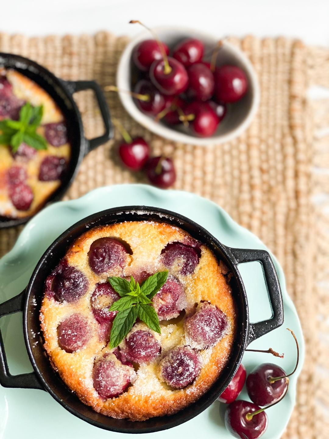 French Cherry Clafoutis - DeSocio in the Kitchen